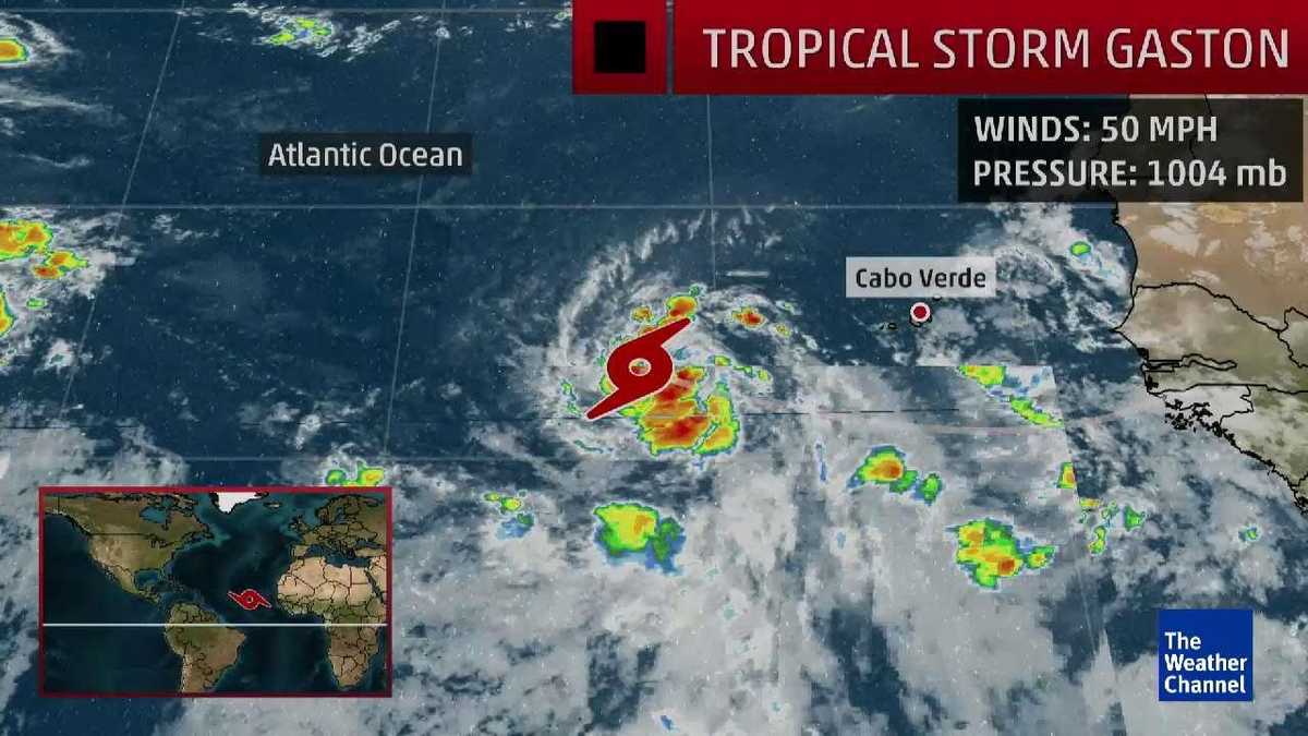 Tropical Storm Gaston has potential to become hurricane