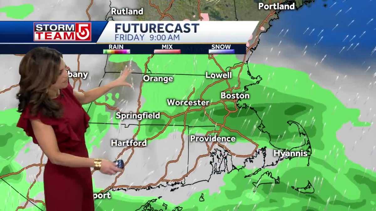 Video: Mild day with showers moving in