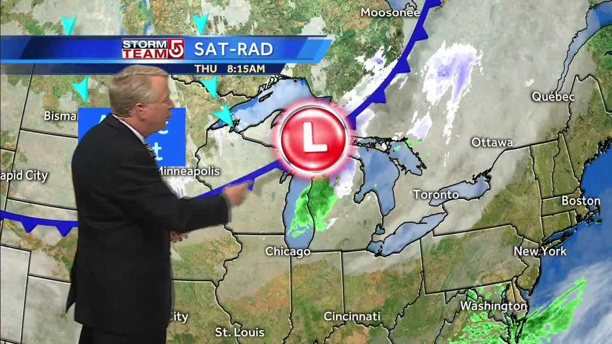 Video: Real cold air moves in for weekend