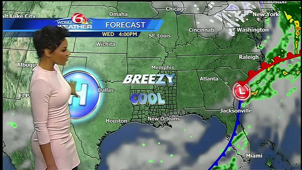 Wednesday: Cloudy, windy day, much cooler night