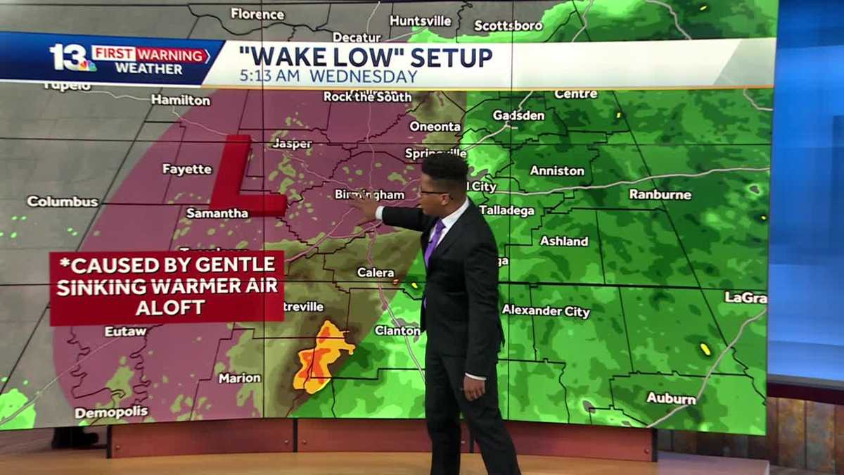 Wind damages: What is a wake low?