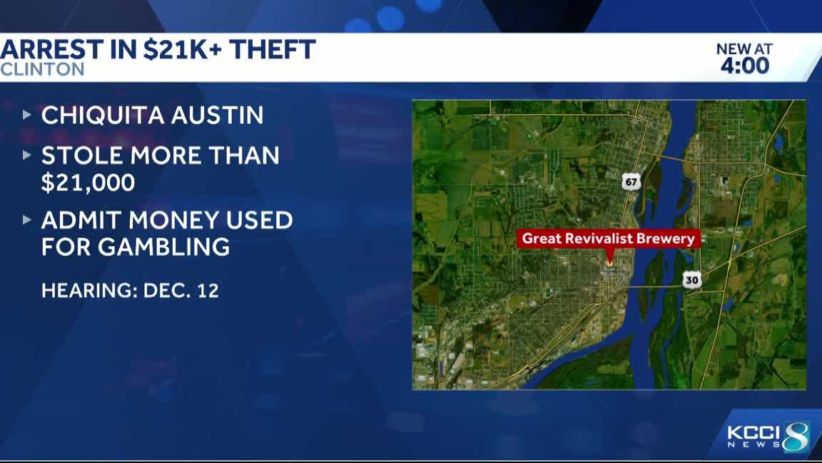 Iowa crime: Brewery employee allegedly stole over $21,000, used money ...