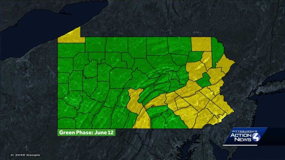 All of southwestern Pennsylvania is now in the green phase of Gov. Tom ...