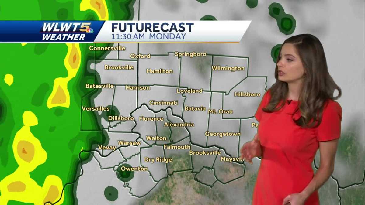 Tracking rain, gusty wind and a big drop in temperatures