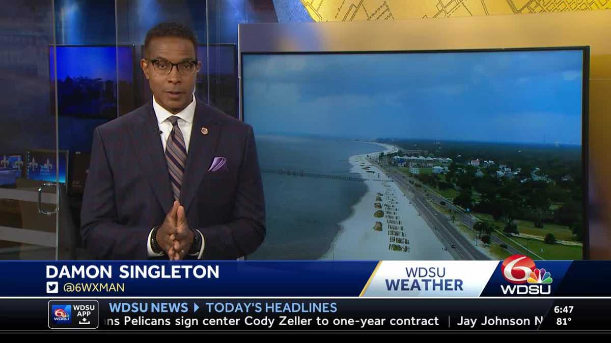 Monday heat and rain