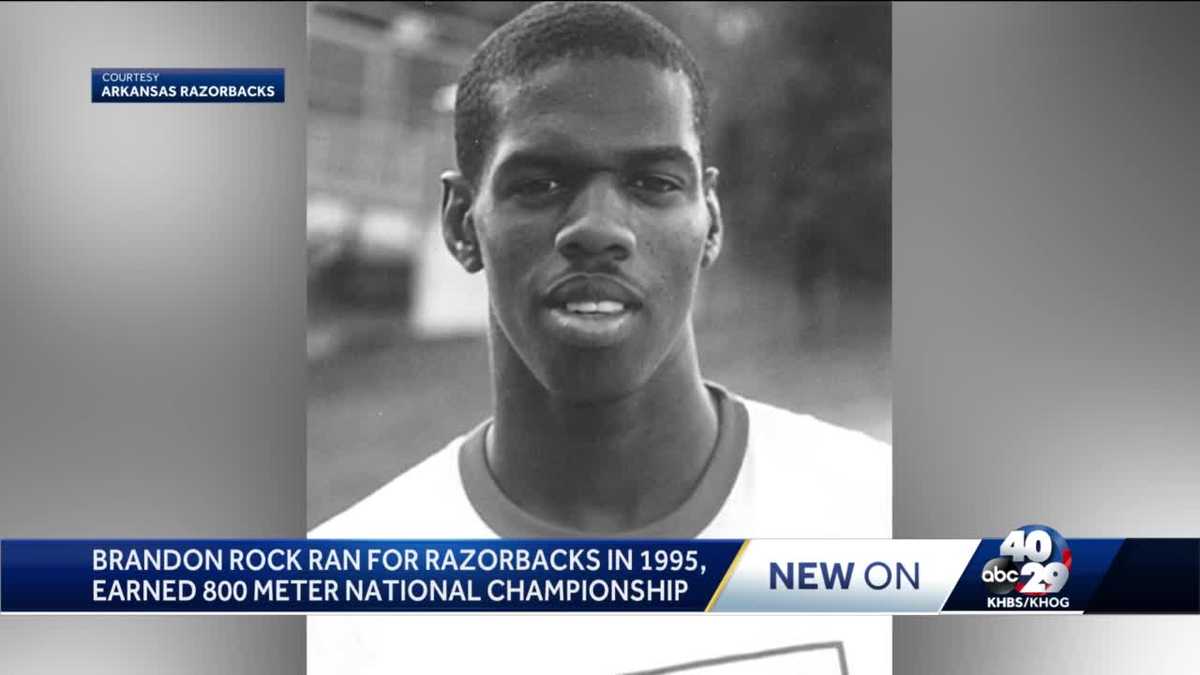 Former Razorback runner Brandon Rock
