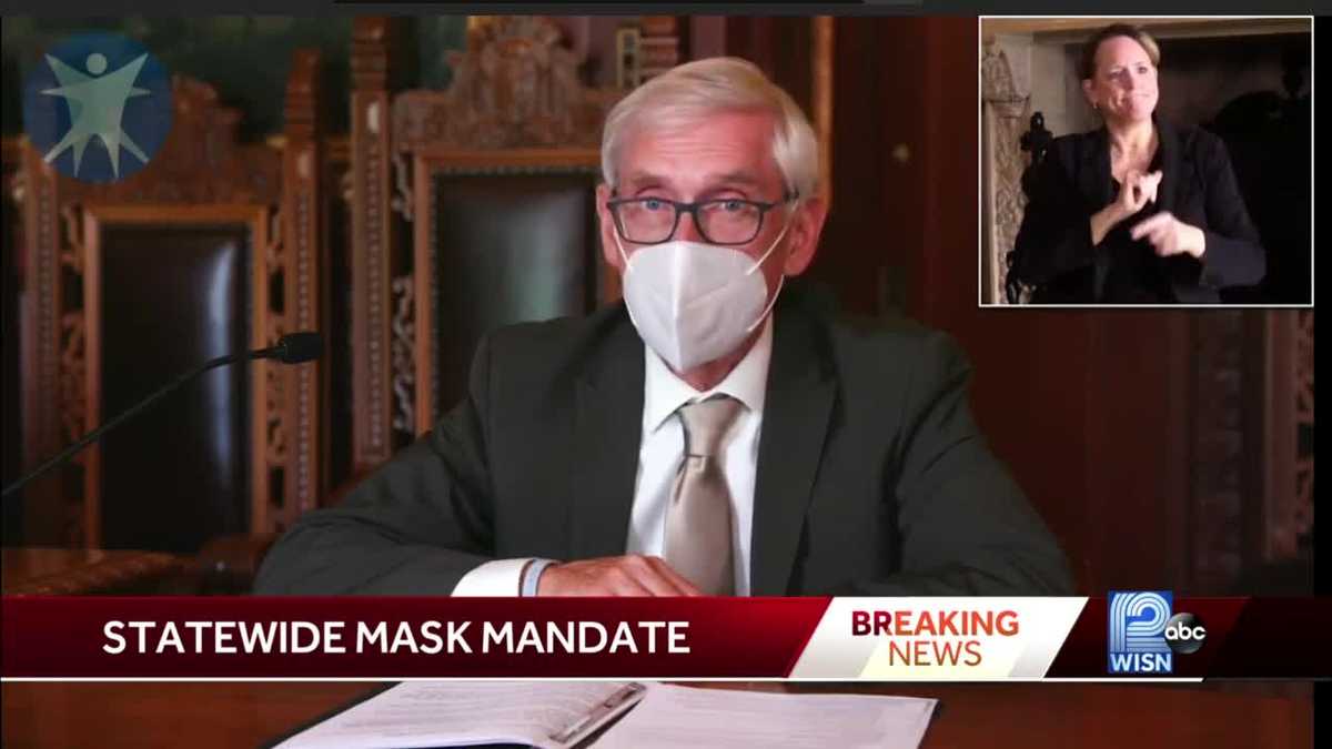 Coronavirus: Gov. Evers issues statewide order requiring face masks