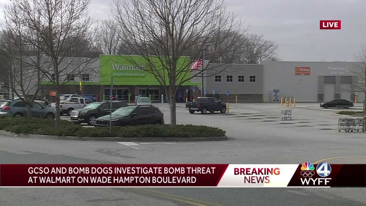 Deputies searched Wade Hampton Walmart after bomb threat