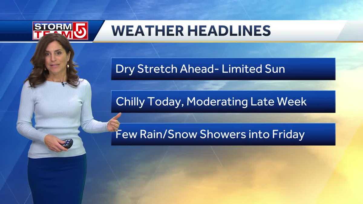 Video: Chilly Tuesday, temperatures moderate in coming days