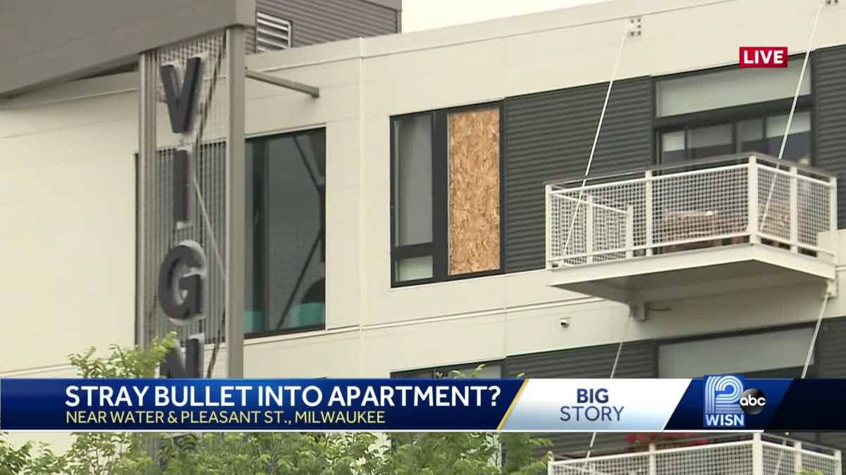 Residents warned after stray bullet hits Milwaukee apartment building