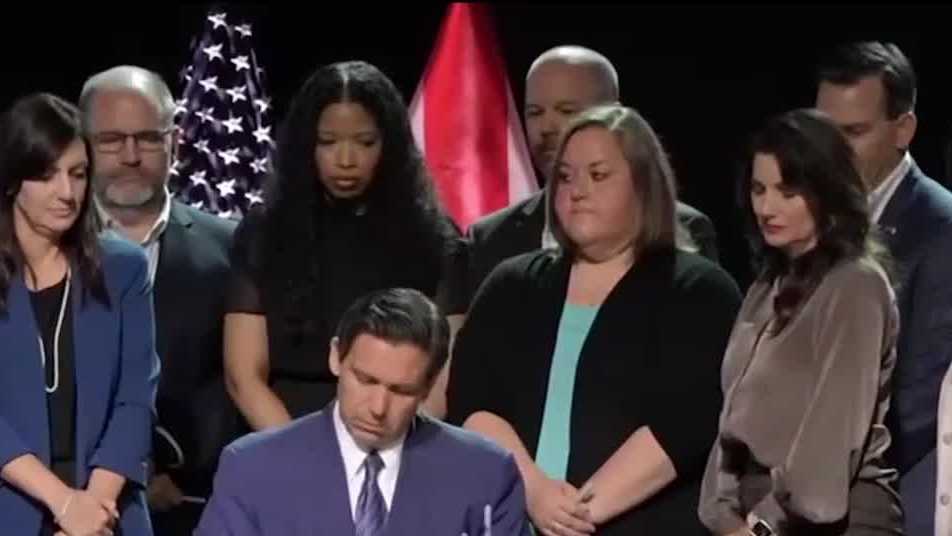 Florida human trafficking laws signed by DeSantis