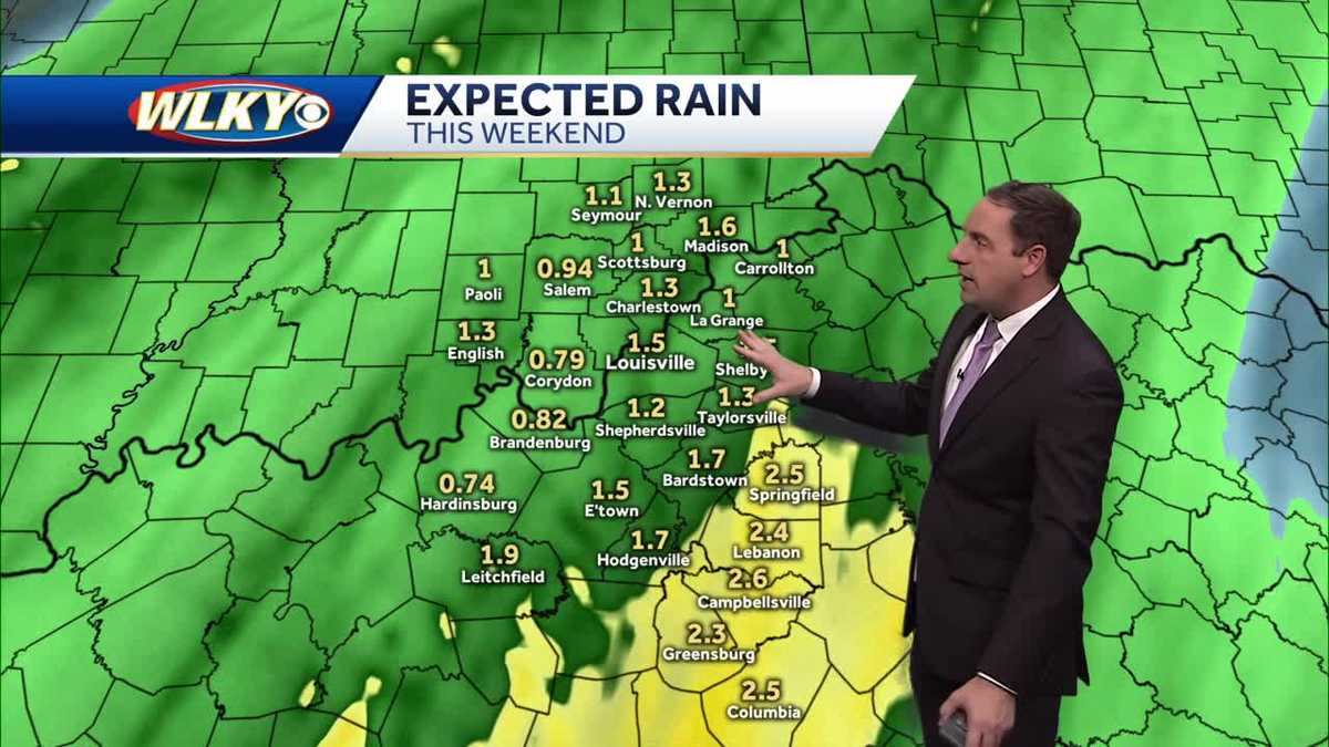 Soaking rains on the way Saturday night
