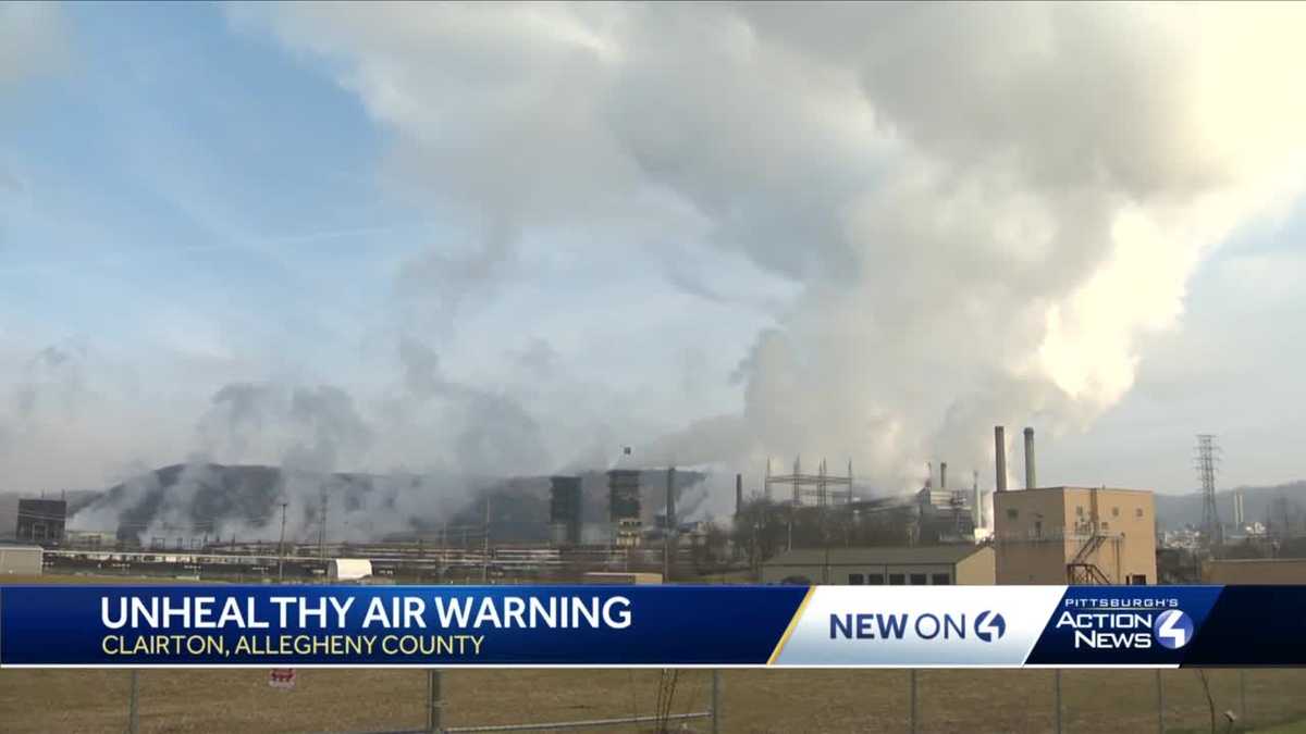 Code Orange Air Quality Action Day Issued For Liberty Clairton Area In