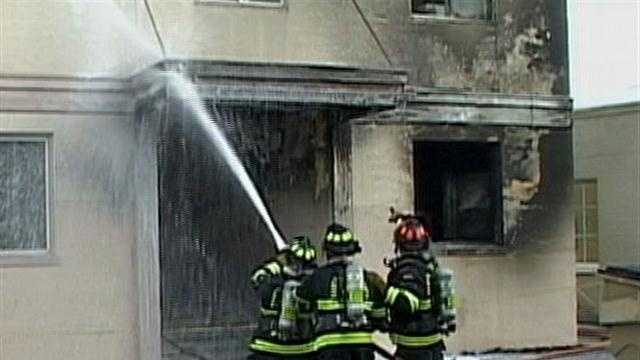 Hotel fire sends 11 to the hospital