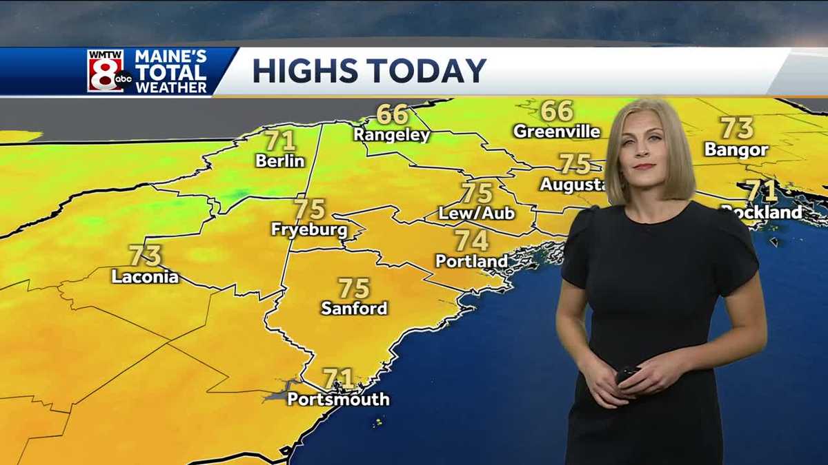 VERY low humidity today, sunshine and 70s