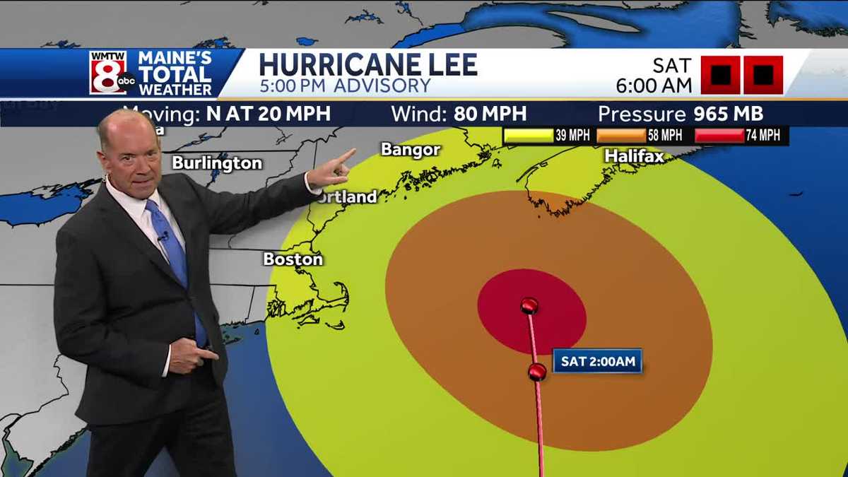 Tracking Hurricane Lee: The latest path
