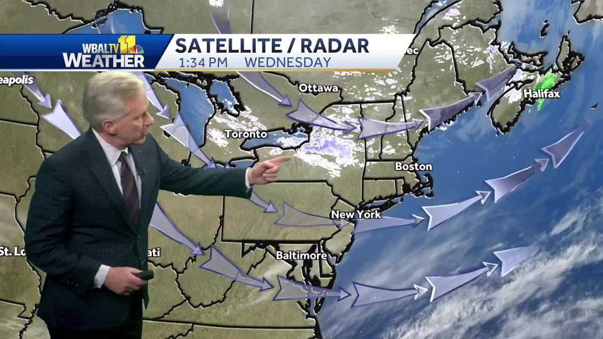 Chilly Thursday before weekend warmup, possible rain