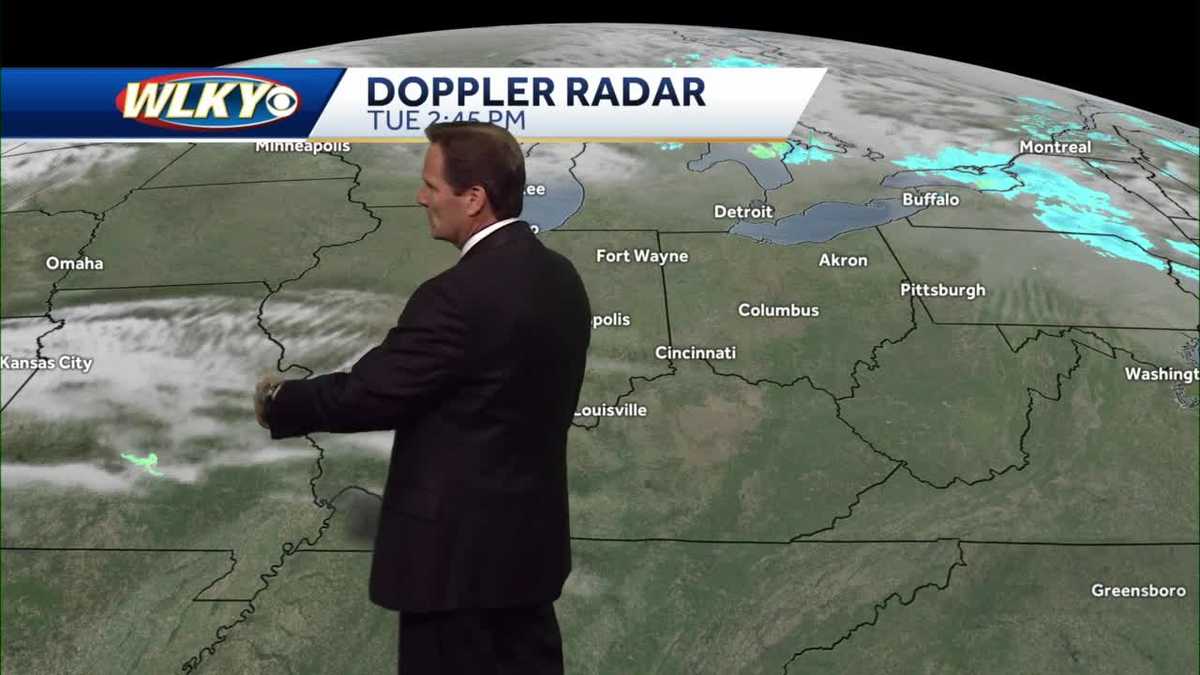 A little light rain tomorrow then much warmer