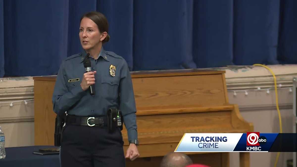 KCPD Chief Stacey Graves discusses crime rate with community