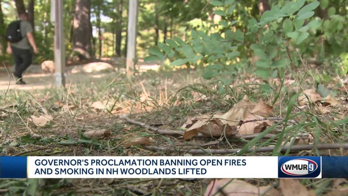 Open fire ban in New Hampshire has been lifted