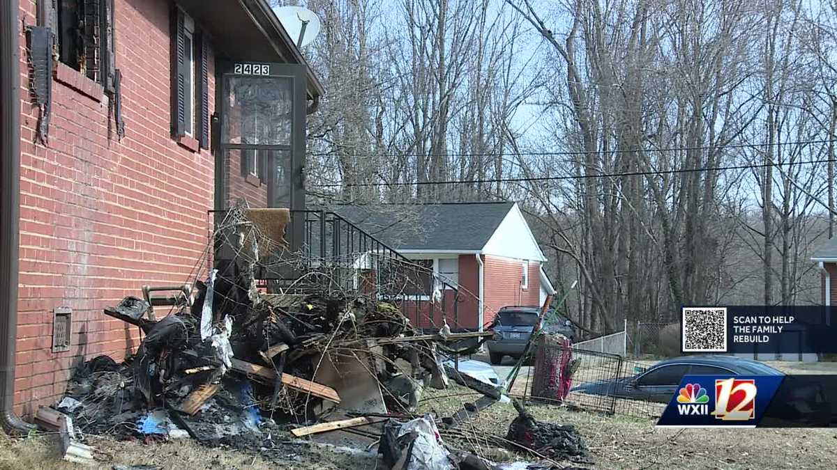 North Carolina: Family holds onto hope after fire destroys their home ...