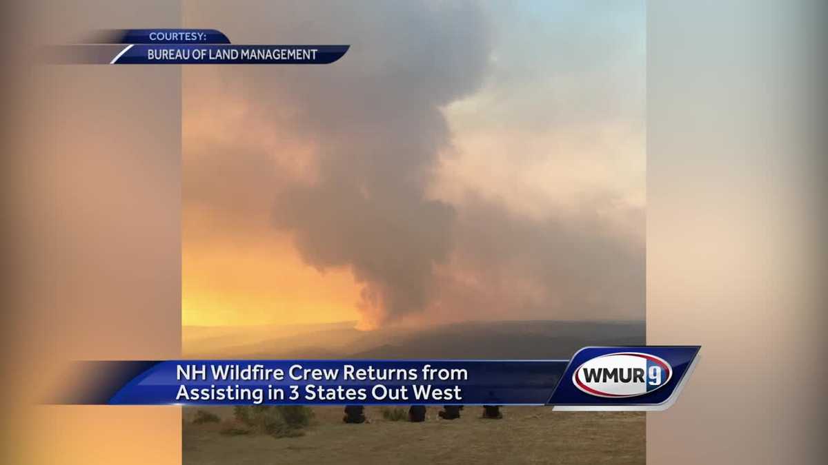 New Hampshire firefighters return from battling wildfires in western states