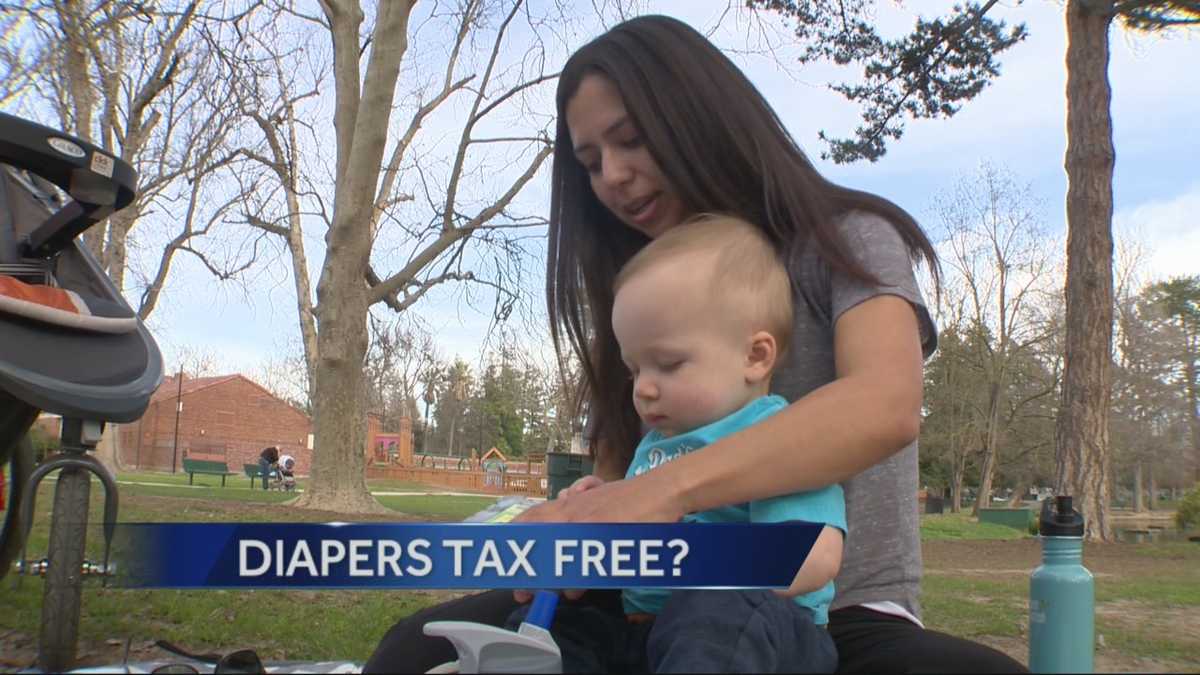 Bill aims to help young families with tax-free diapers