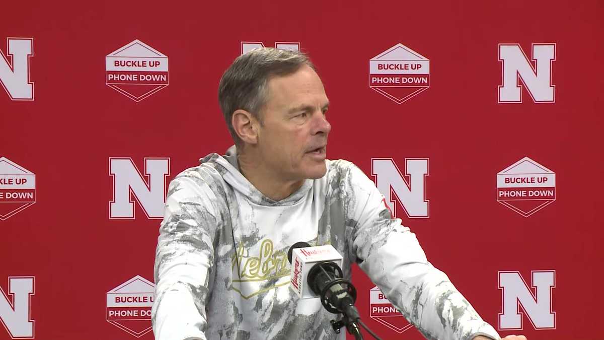 Nebraska volleyball coach John Cook previews Wisconsin match