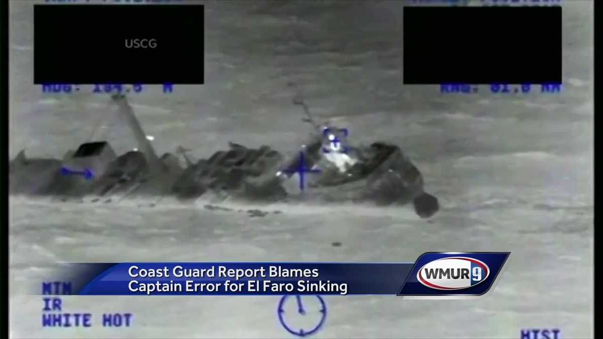 Report blames captain error for El Faro sinking