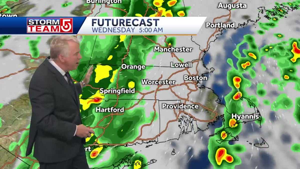 Video: Get ready for rain in Mass.; here's the timeline