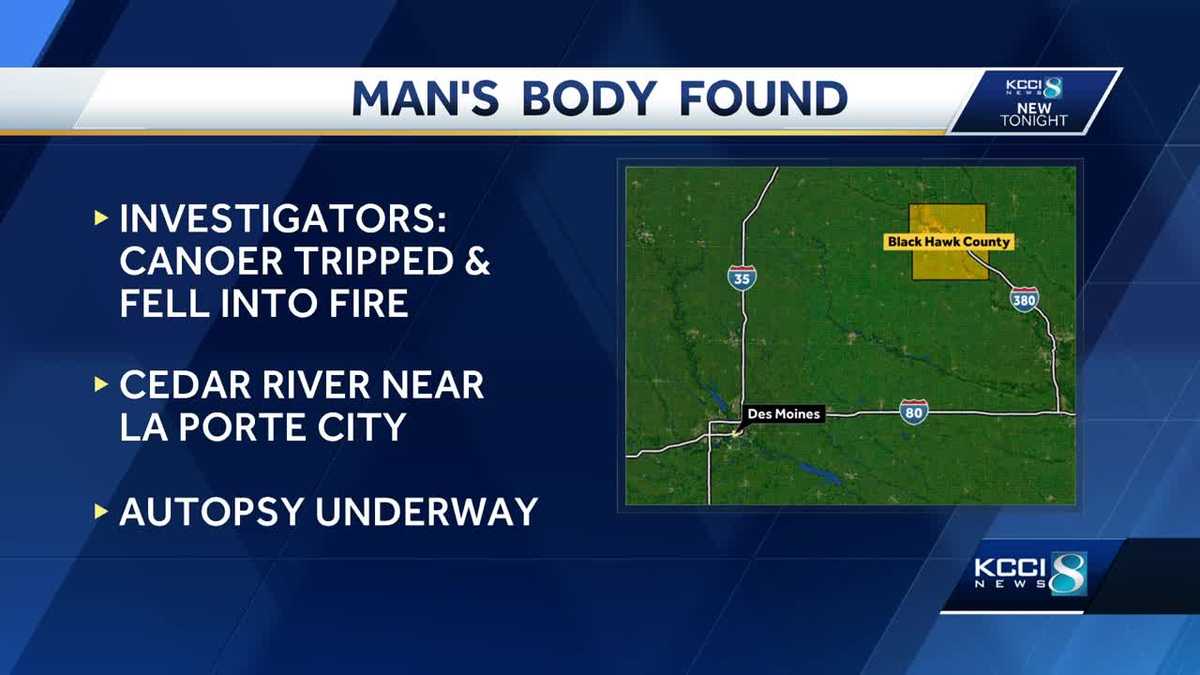 Dead man's body found along Cedar River in Iowa
