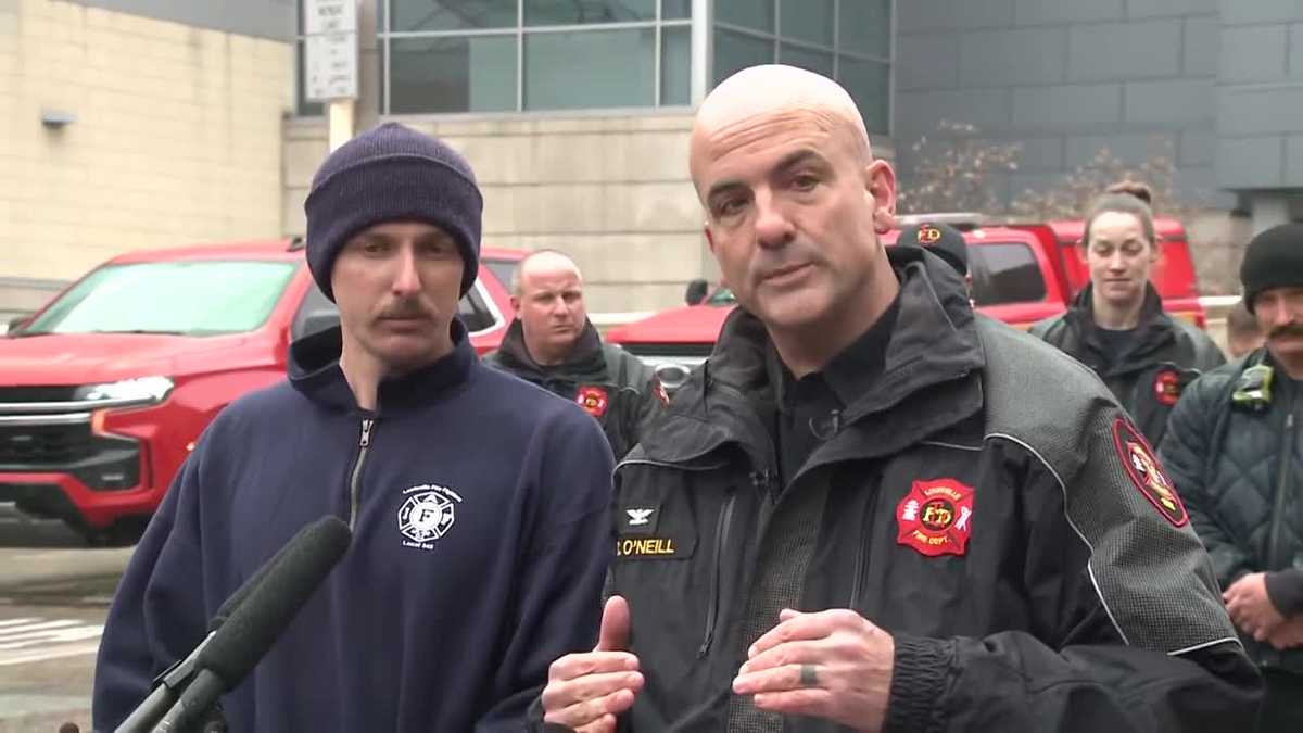 Louisville rescuer, fire chief talk about saving woman from semi ...