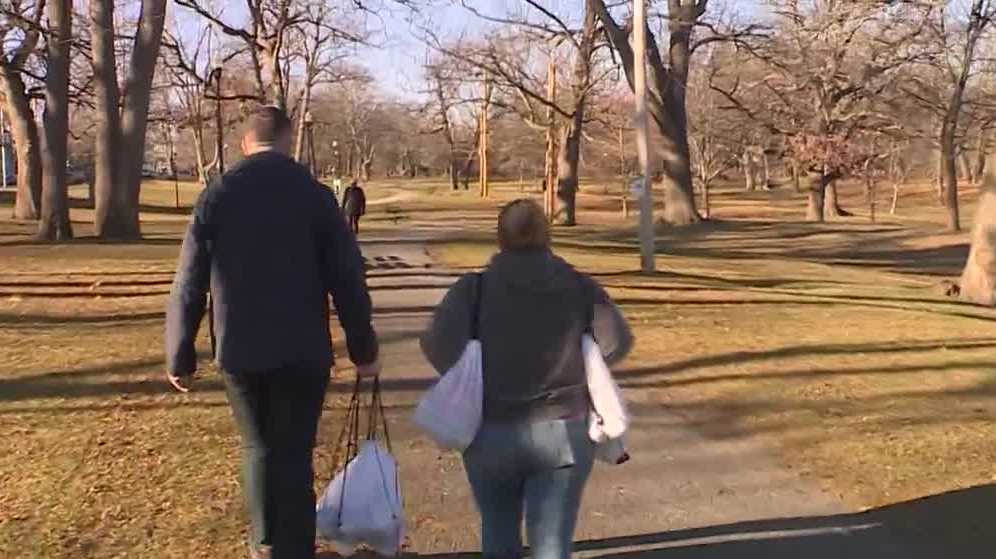 Aloft Hotels staff distribute care kits to homeless Mainers