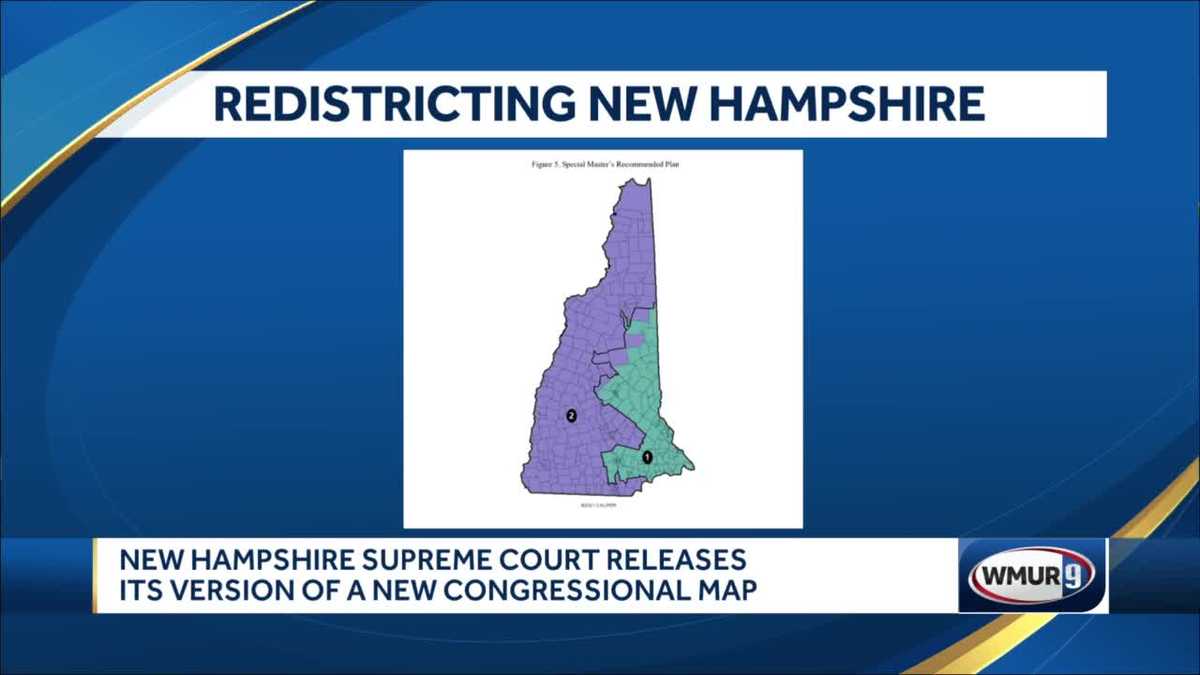 New Hampshire redistricting: State Supreme Court releases map
