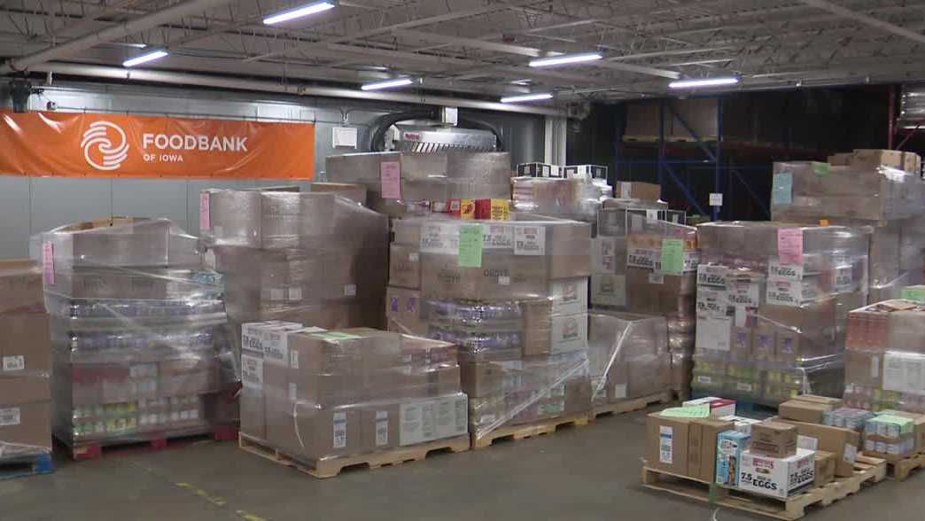 Rising demand, funding losses strain Food Bank of Iowa