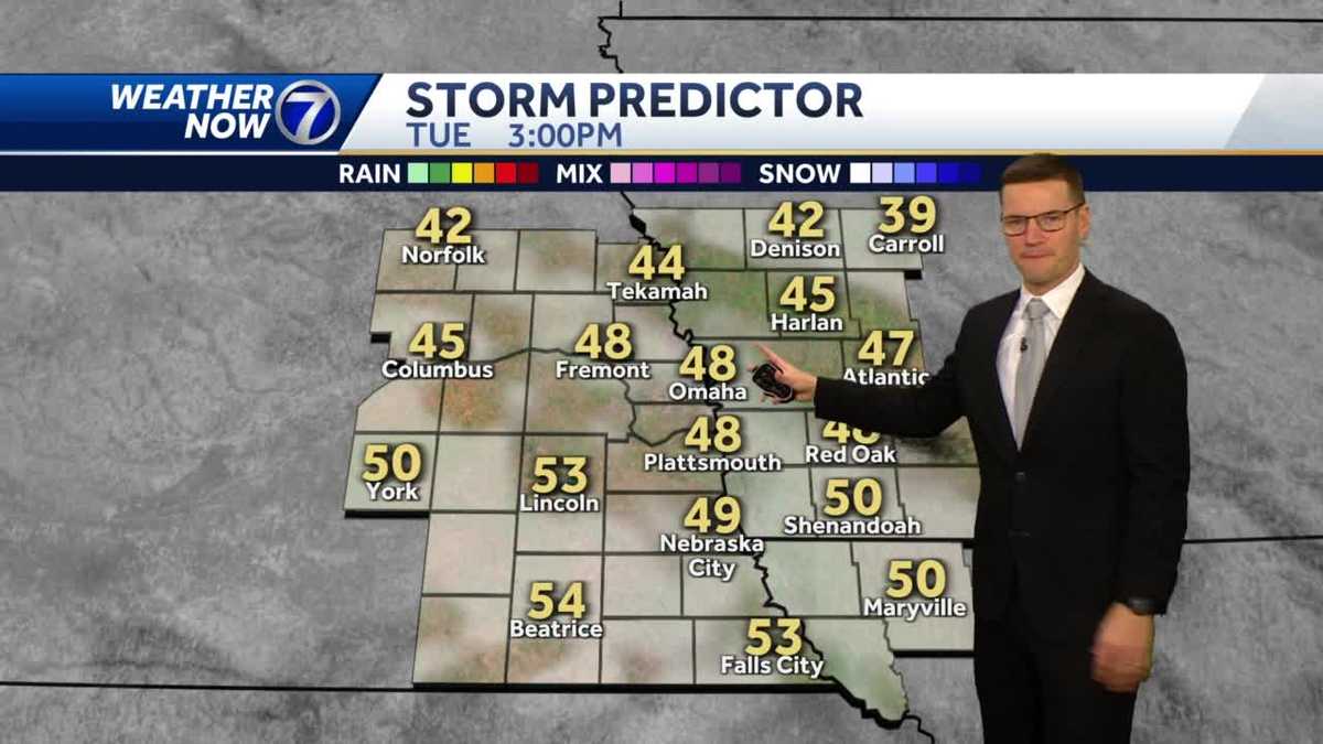 Omaha morning weather forecast for Tuesday, January 10