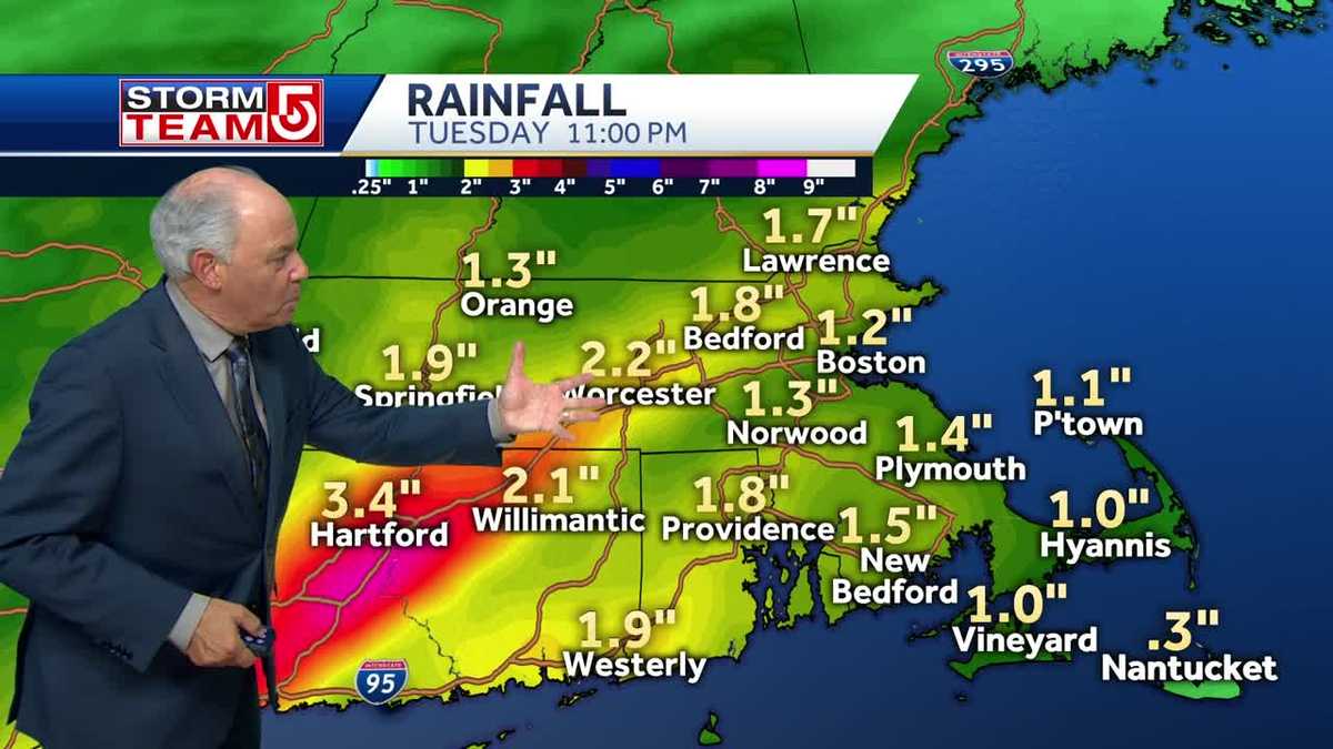 Video: Rain arrives late Tuesday morning