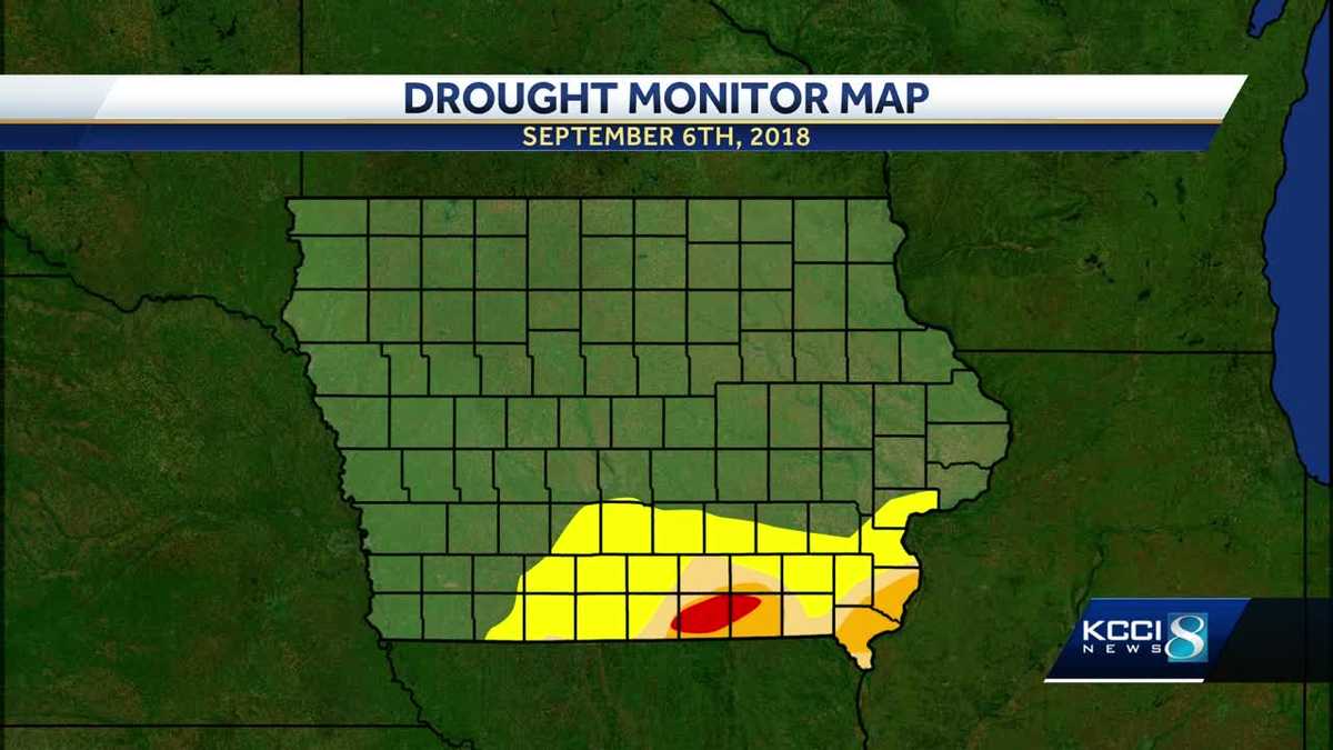 Heavy rain makes big difference in drought monitor map