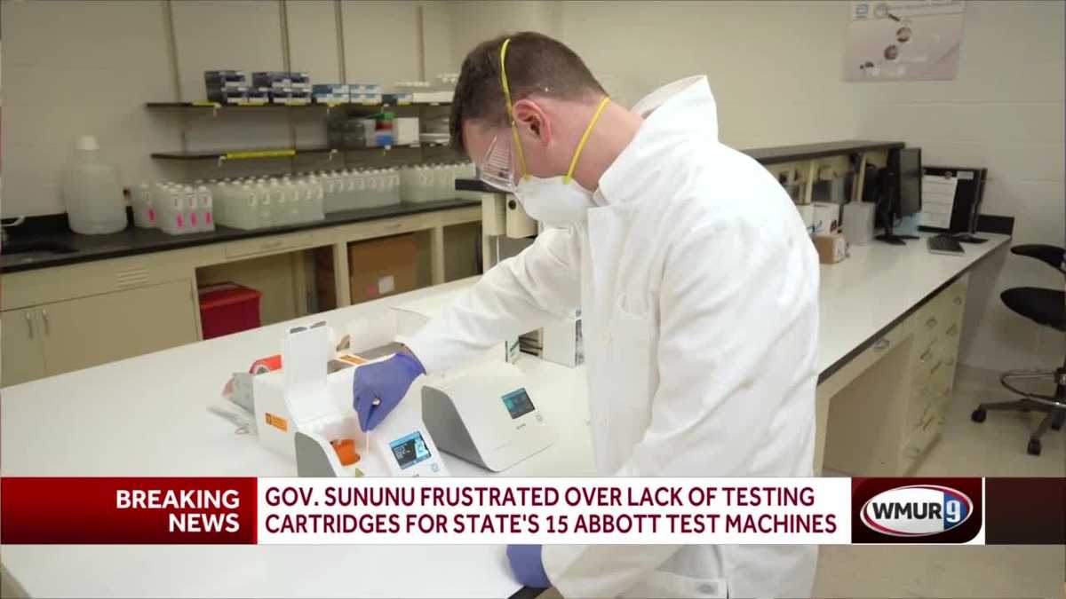 Not enough supplies sent for rapid COVID-19 test machines, governor says