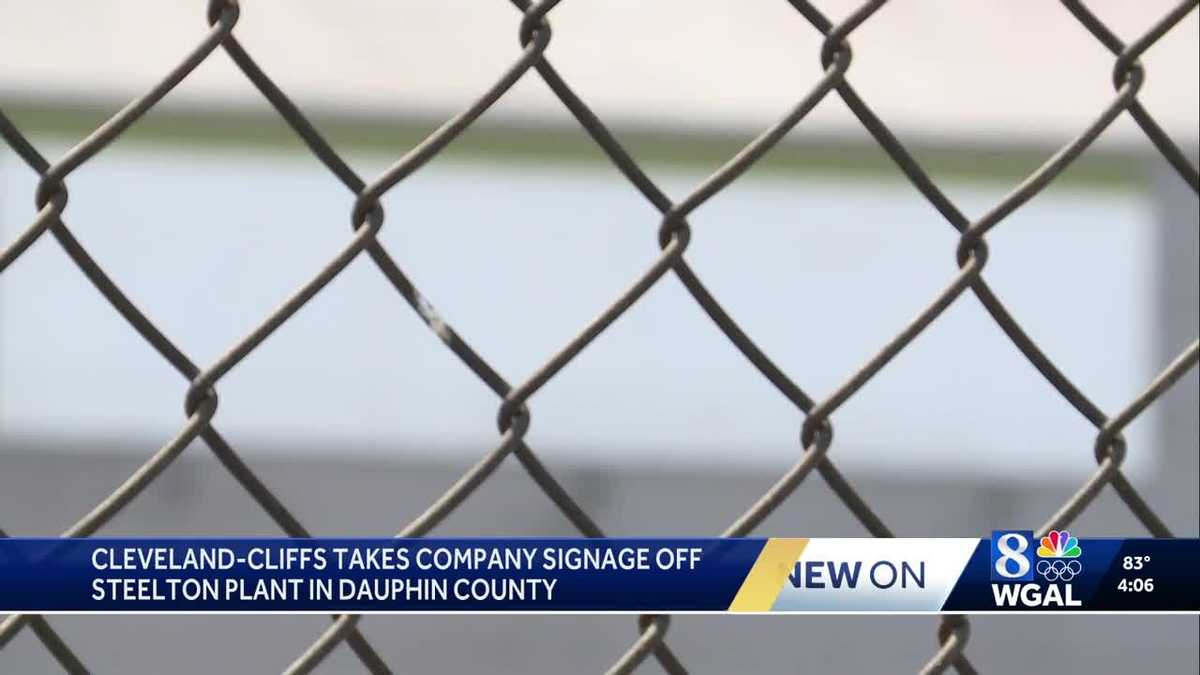 Cleveland Cliffs name removed from side of Steelton mill