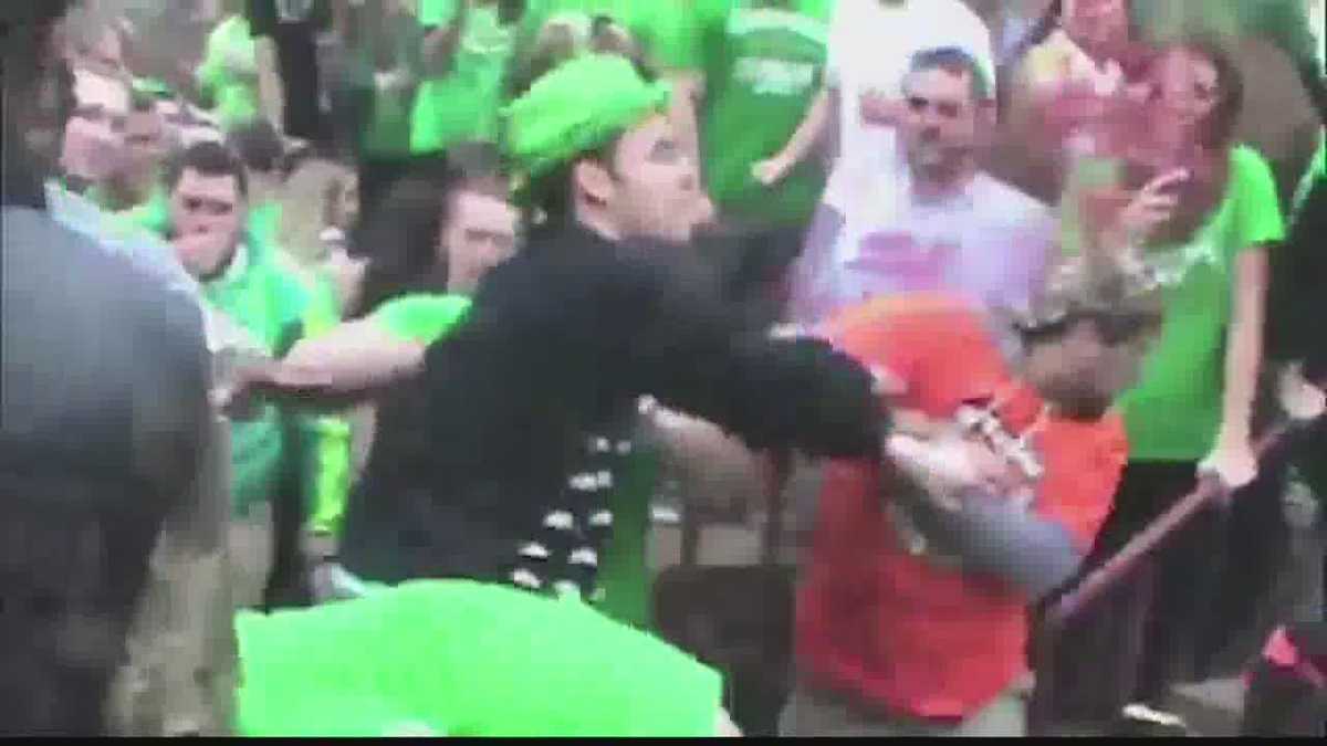 Phone video captures brawl on IUPatty's Day weekend