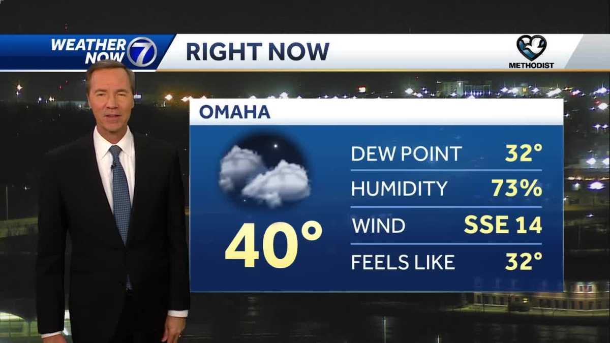 Tuesday night January 10 Omaha weather