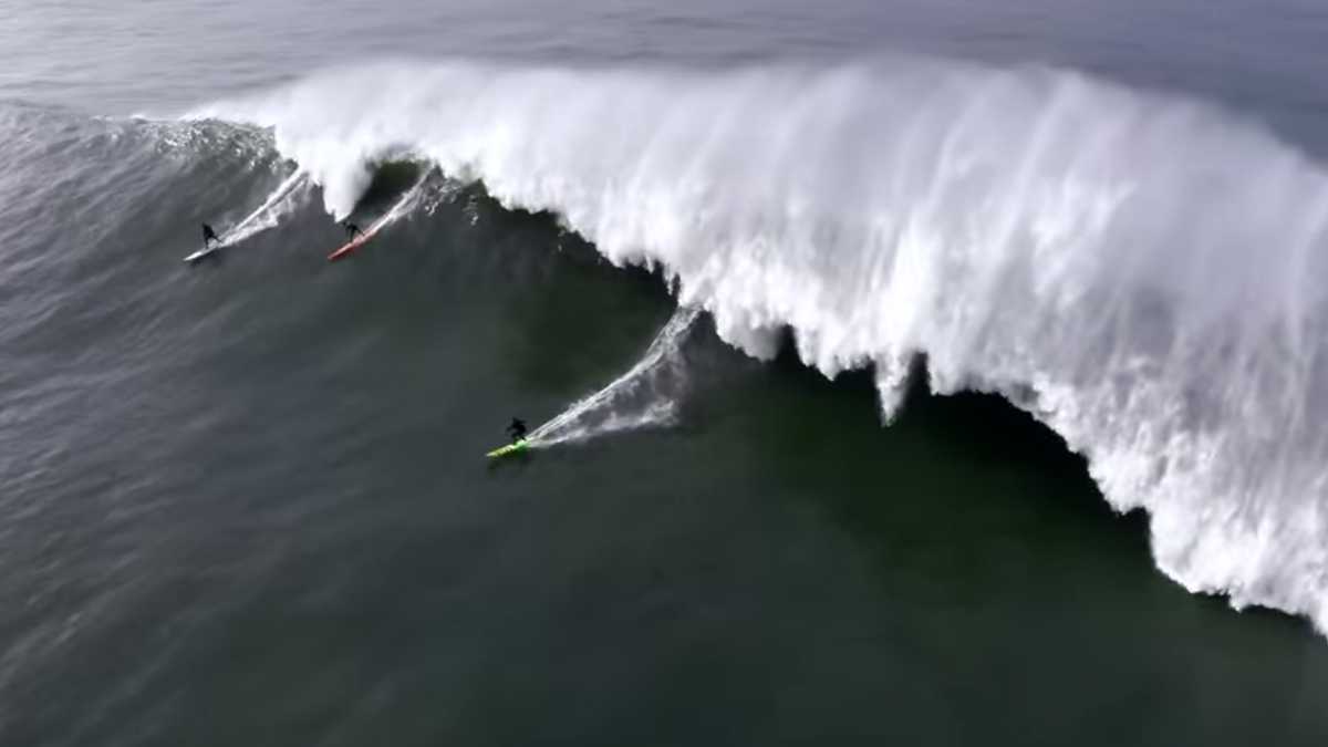 Santa Cruz big wave surfers forecast giant swell for Mavericks