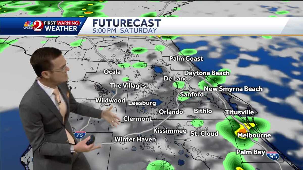 Rising Rain Chances Today