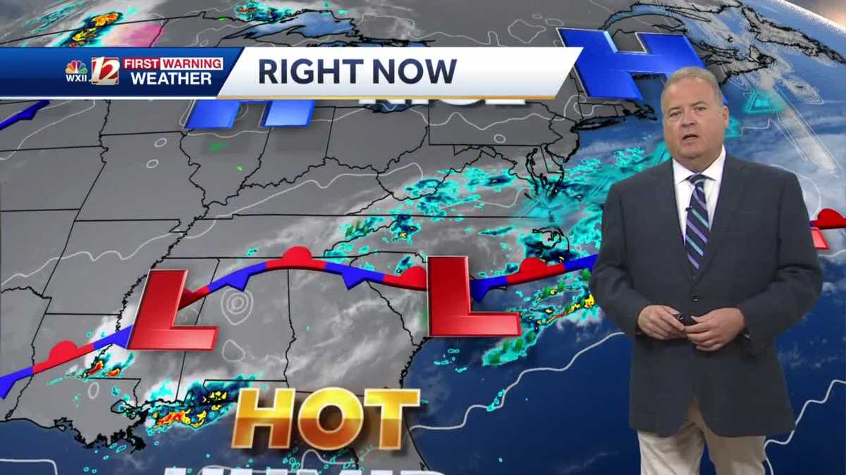 WATCH: Cooler Day and Some Showers