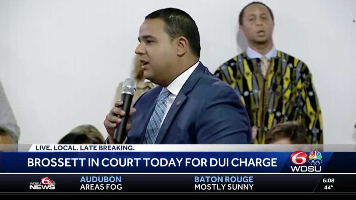 Jared Brossett due in court for DUI hearing Monday