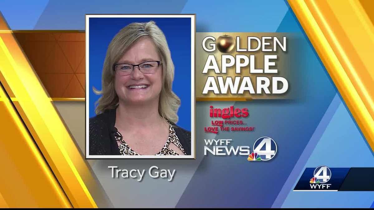 Tracy Gay of Crestview Elementary is this week's Golden Apple Winner
