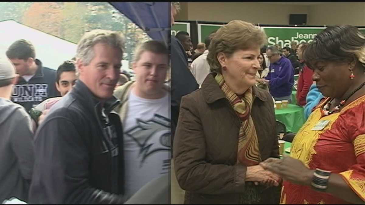 Shaheen, Brown campaign across state