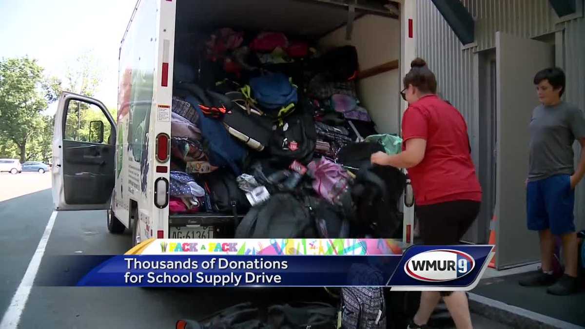 Thousands of backpacks collected for school supply drive