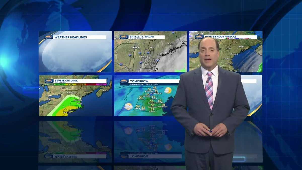 Watch: Storm moves in Tuesday afternoon
